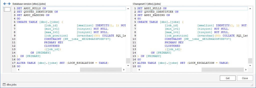 How to see the full history of a SQL Server database object under ...
