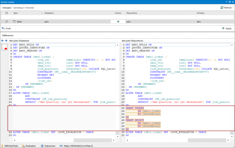 How to see the full history of a SQL Server database object under ...