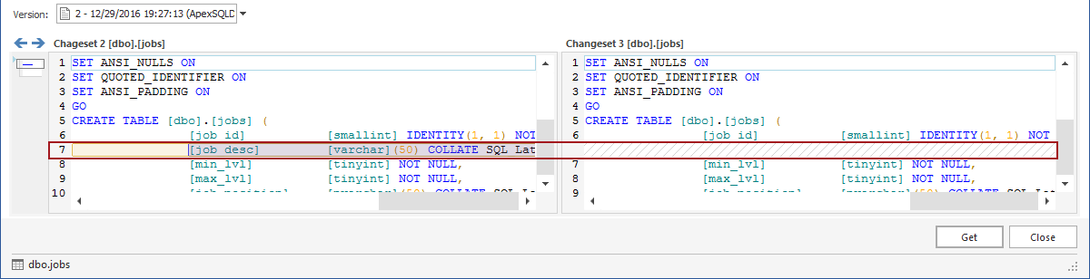 How to see the full history of a SQL Server database object under ...