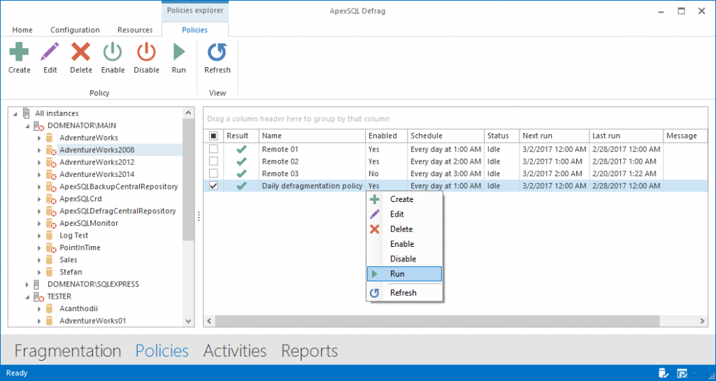 Solution center - Solutions for DBAs and Developers