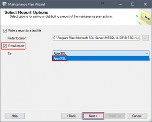 How to set up email notifications for backup jobs in SQL Server