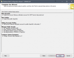 How to set up email notifications for backup jobs in SQL Server