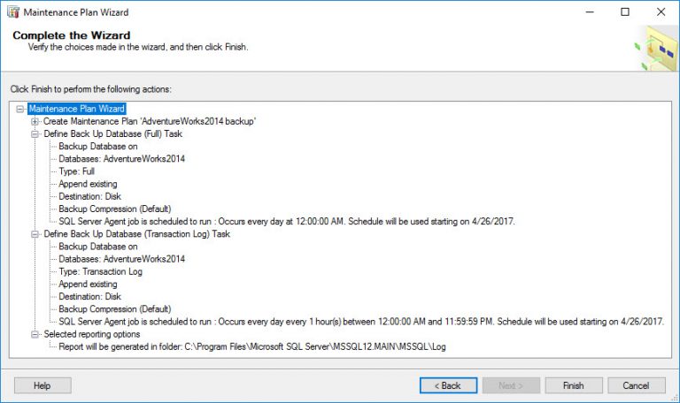 How to create and manage database backup chains in SQL Server