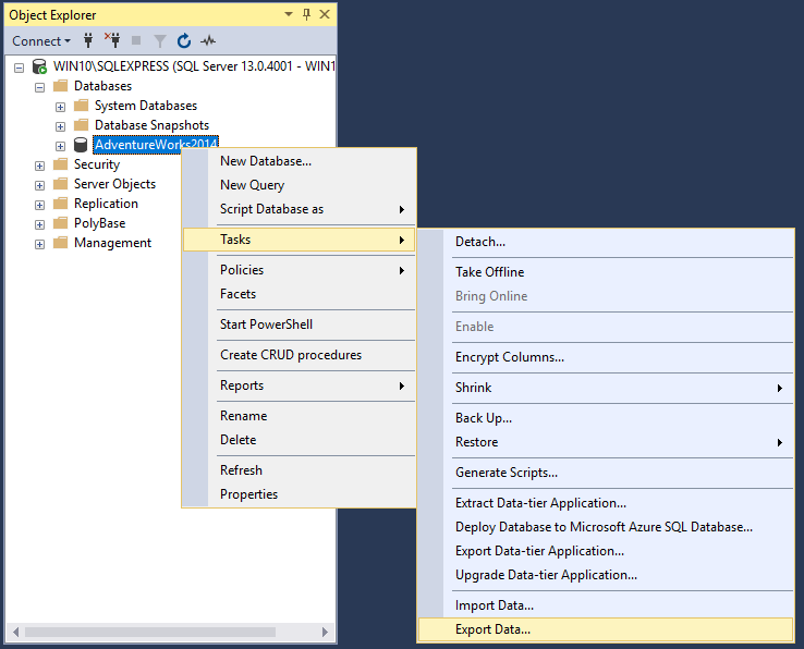How To Export SQL Server Data To A CSV File