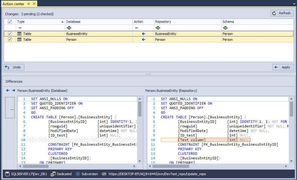 How To Update A Sql Database From Source Control While Avoiding Dependency Errors