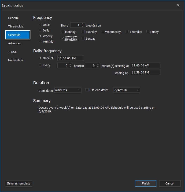 How to set email notifications for SQL Server Index defragmentation jobs